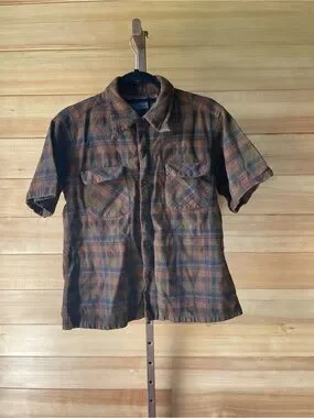 Pendleton | Shirts | Vintage Pendleton Wool Board Shirt Brown Orange ...